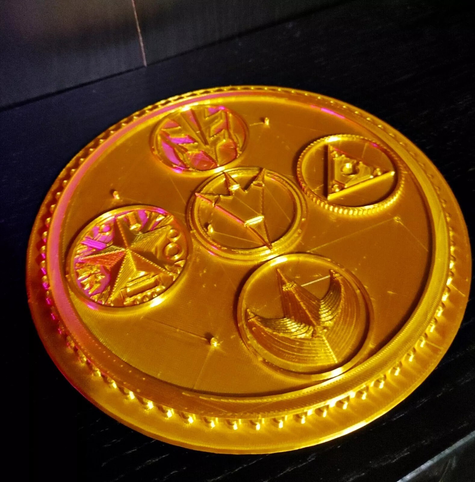 Power Rangers Lighting Collection Master Morpher Stand Jdf Tribute - Etsy