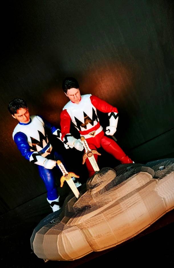 Power Rangers Lighting Collection Lost Galaxy Quasar Stone - Etsy