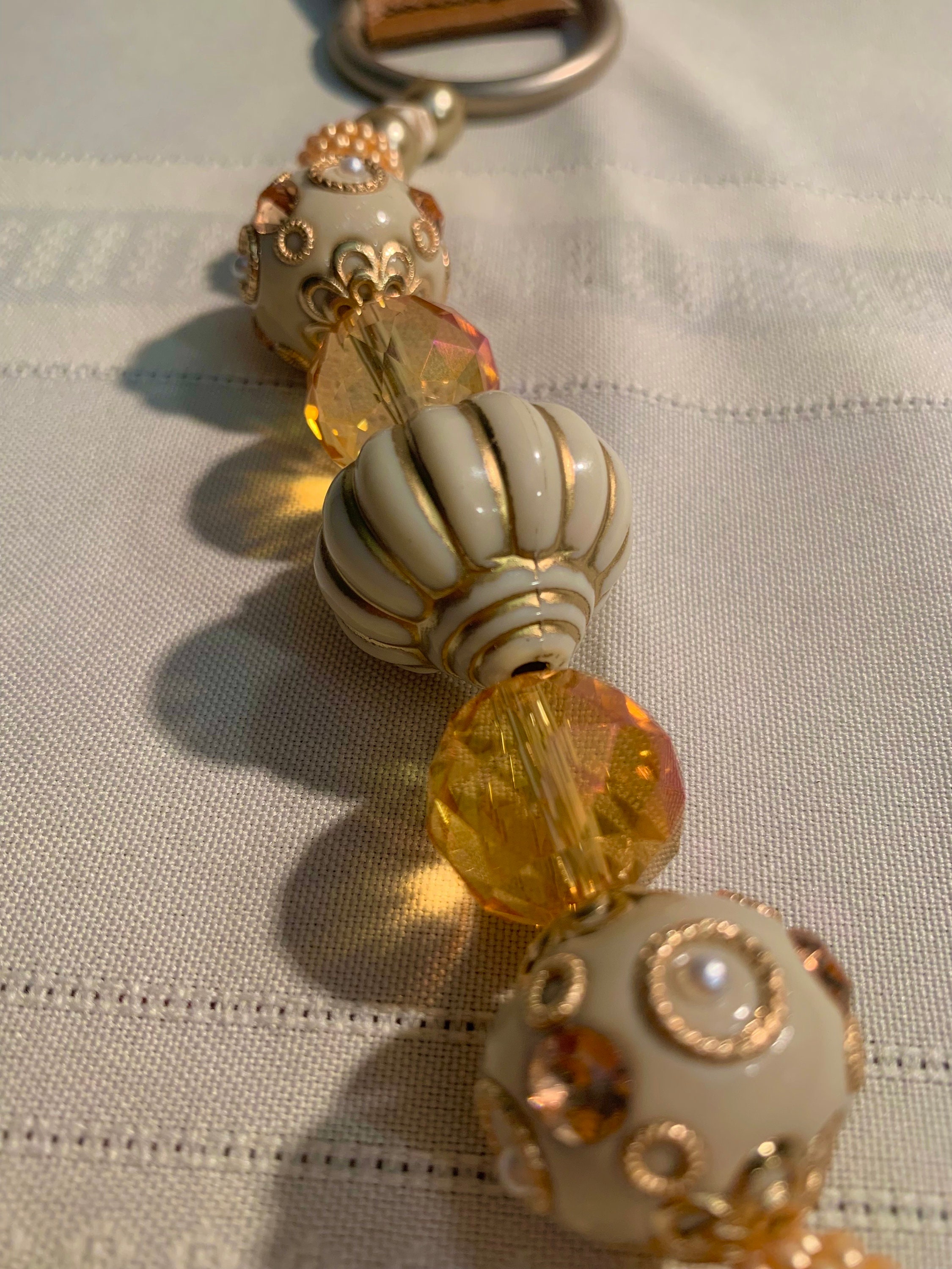 Bejeweled Bone Beaded Belt Bells - Etsy