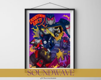 New Transformers Generation One G1 Soundwave With Cassettes Poster (27 ...