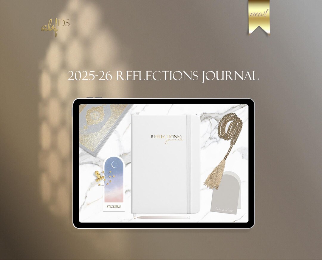 2026 Ramadan Digital Bullet Journal - BLANK Reflections, White, 99 ...