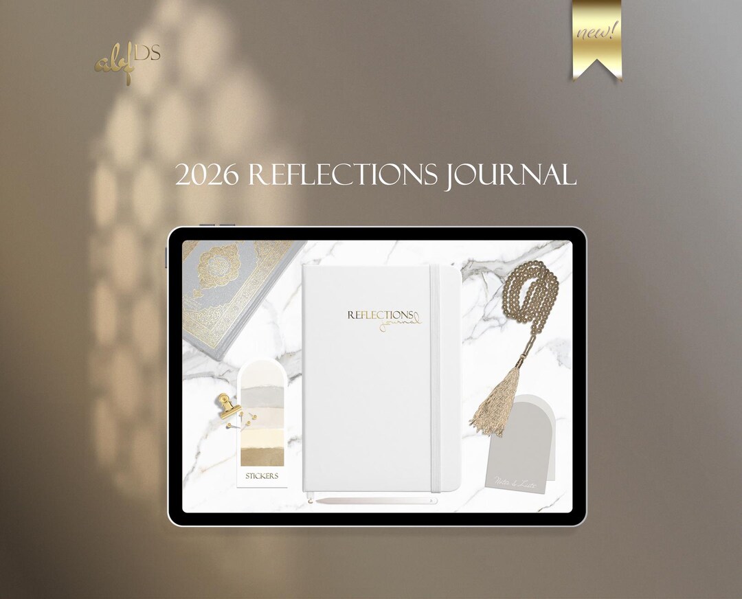 2026 Ramadan Journal Digital Bujo - BLANK Reflections, White, 99-names ...