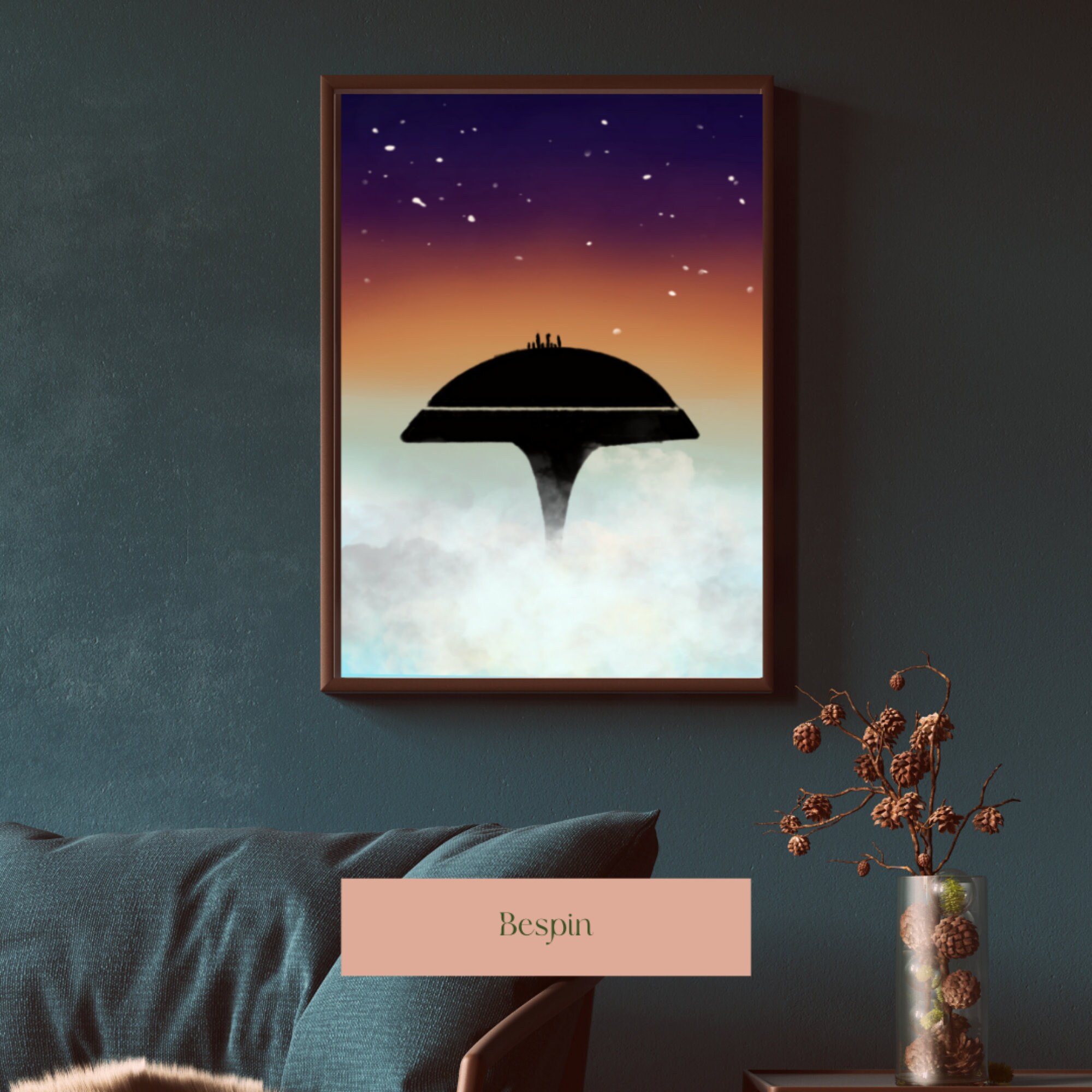 Star Wars Printable Wall Art| Digital Download| Bespin| 8 X 10| 1 of 4| Minimalist| May the ...