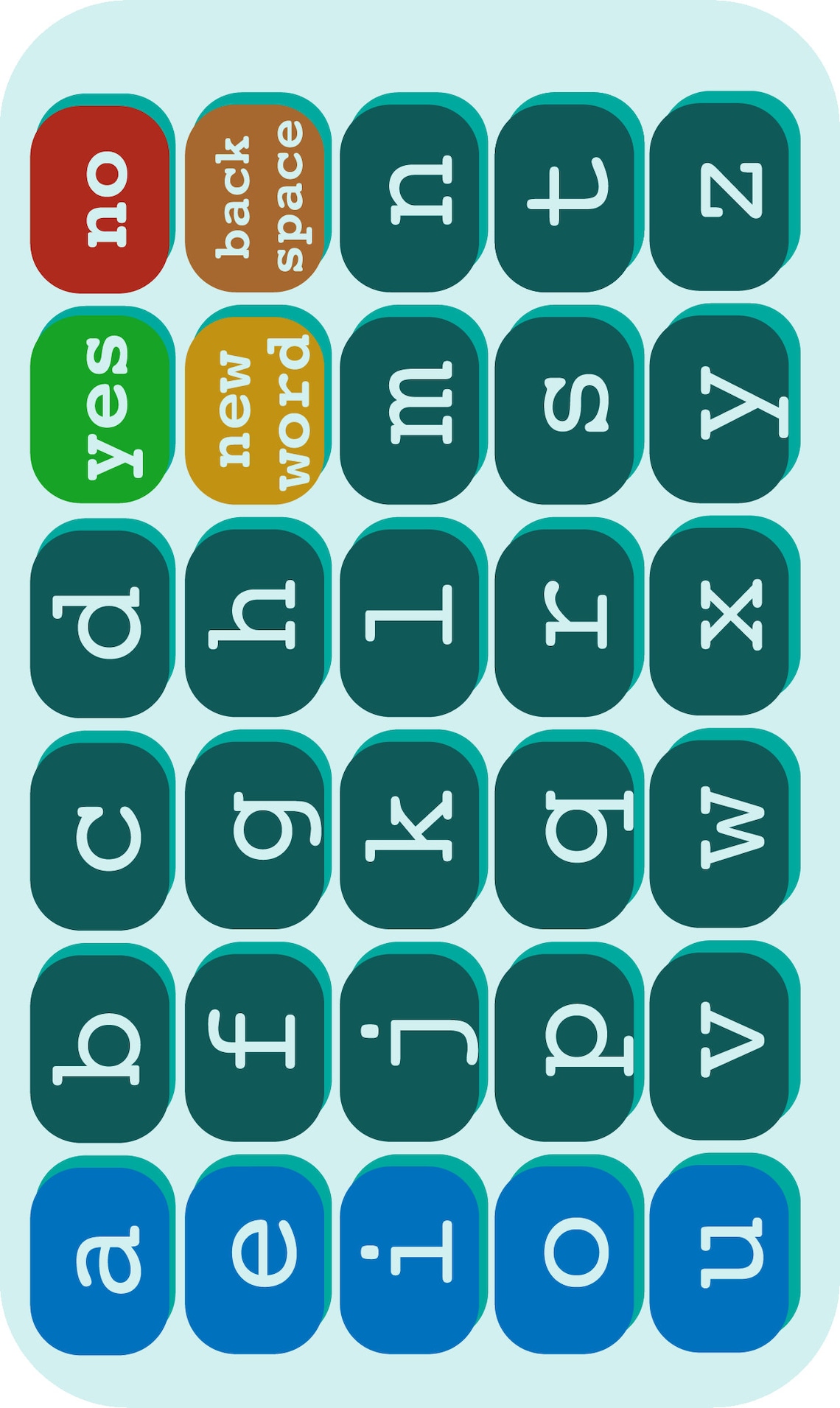 Printable AAC Alphabet Communication Letterboard - Etsy