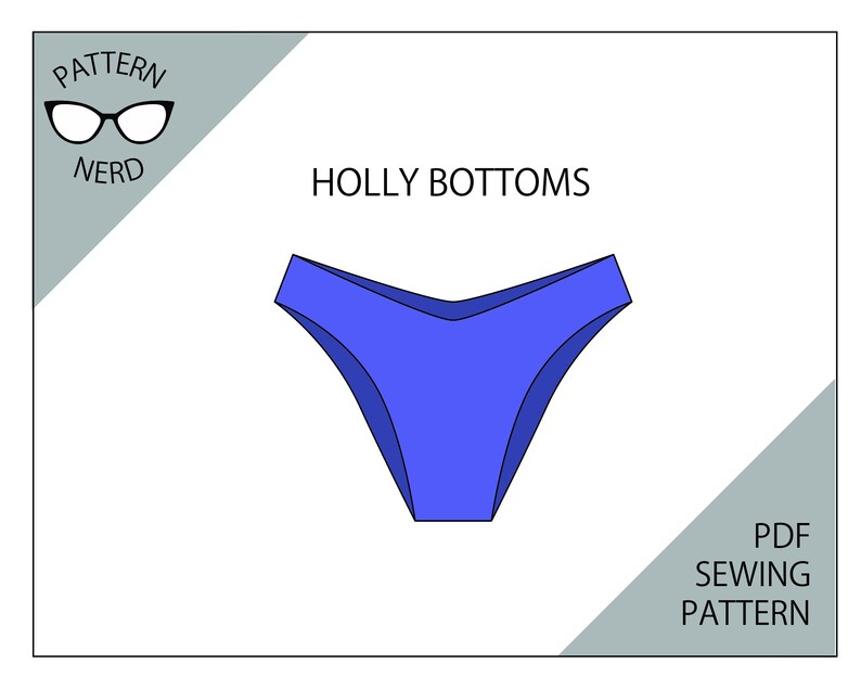 Bikini Pattern Reversible Bottoms High Cut Skimpy Swimsuit - Etsy