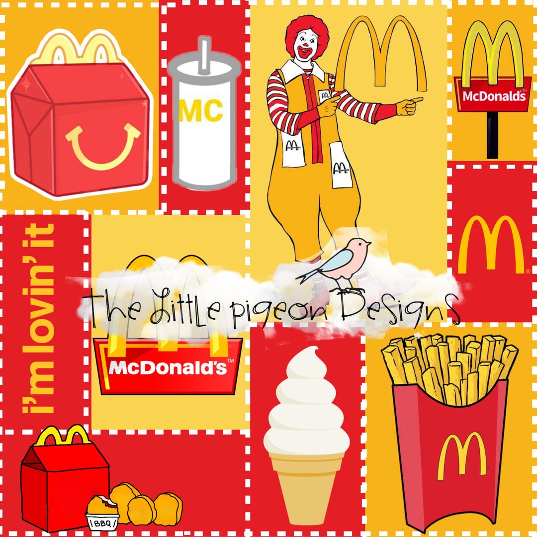 Mcdonalds Tile LIMITED Pattern / Fabric Design / Surface Pattern ...