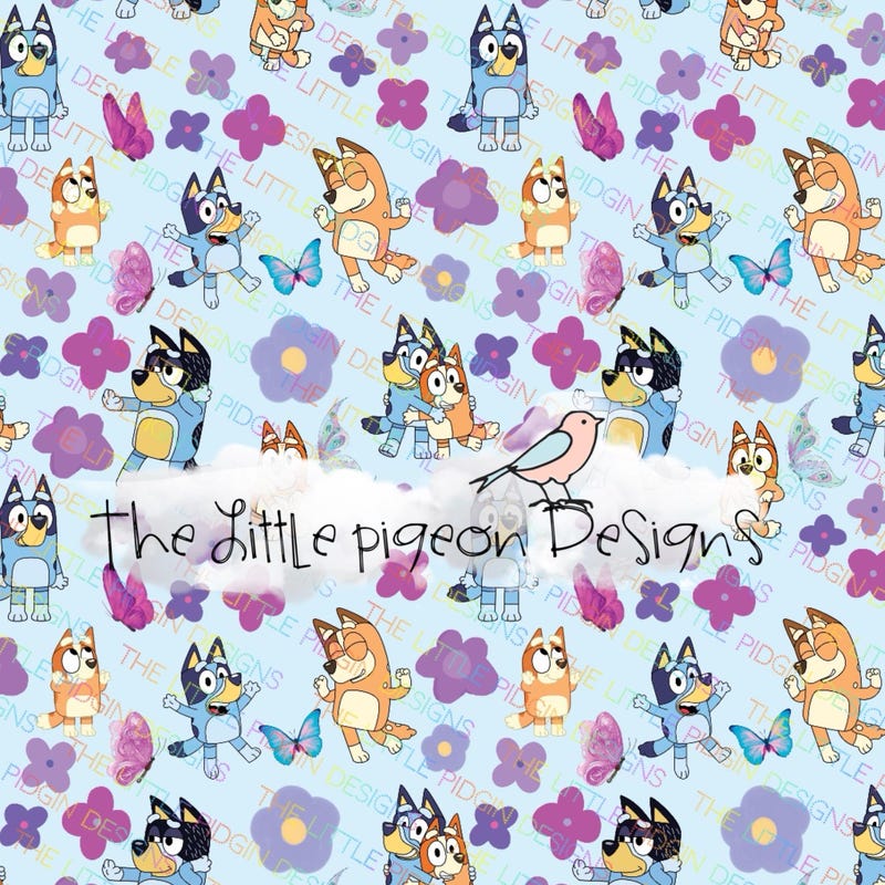 Blue Heeler Fabric Etsy