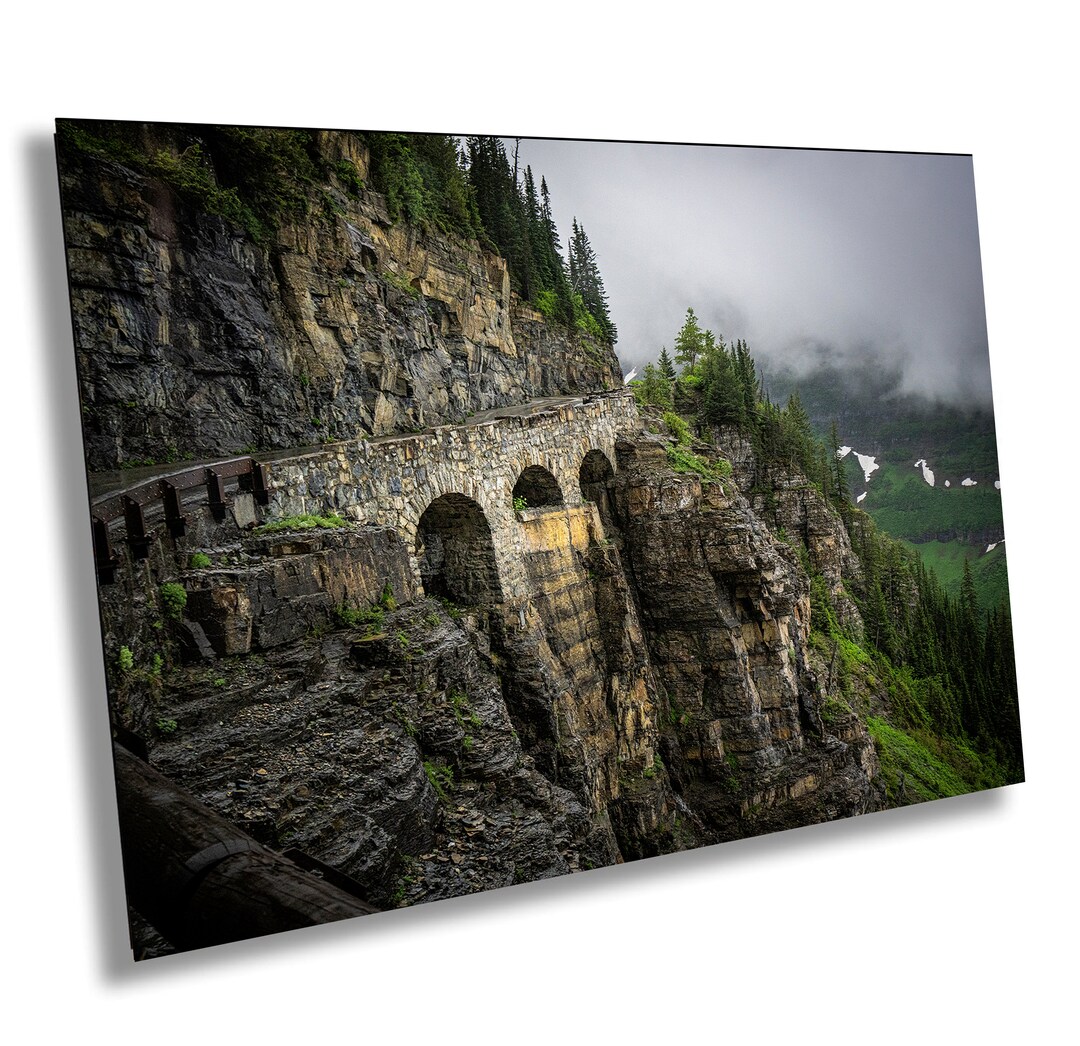 Glacier National Park, Triple Arches Bridge, Going to the Sun Road - Etsy