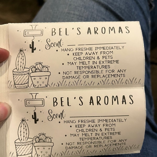 Custom Freshie Labels - Etsy