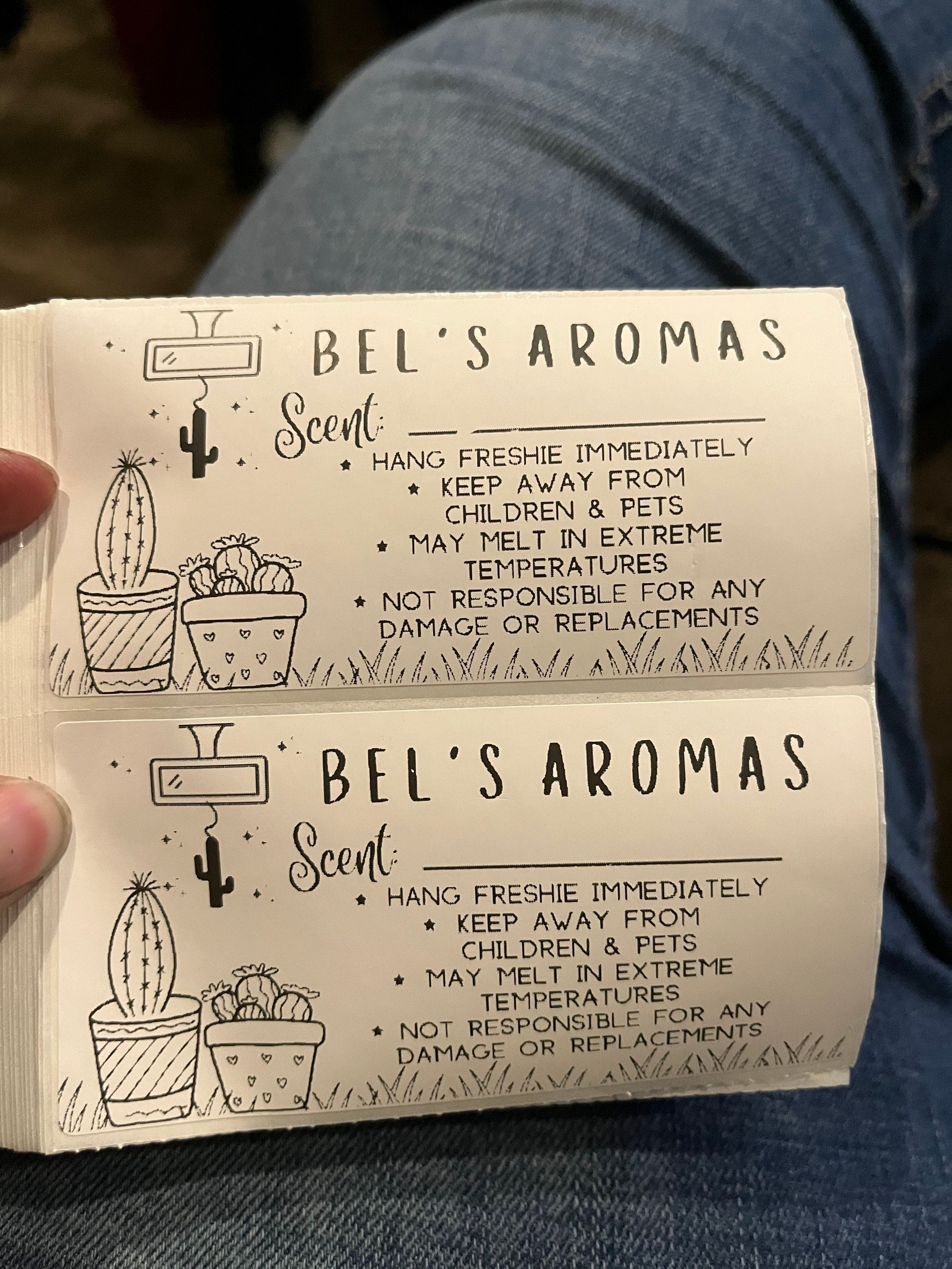 Custom Freshie Labels Set of 100 - Etsy