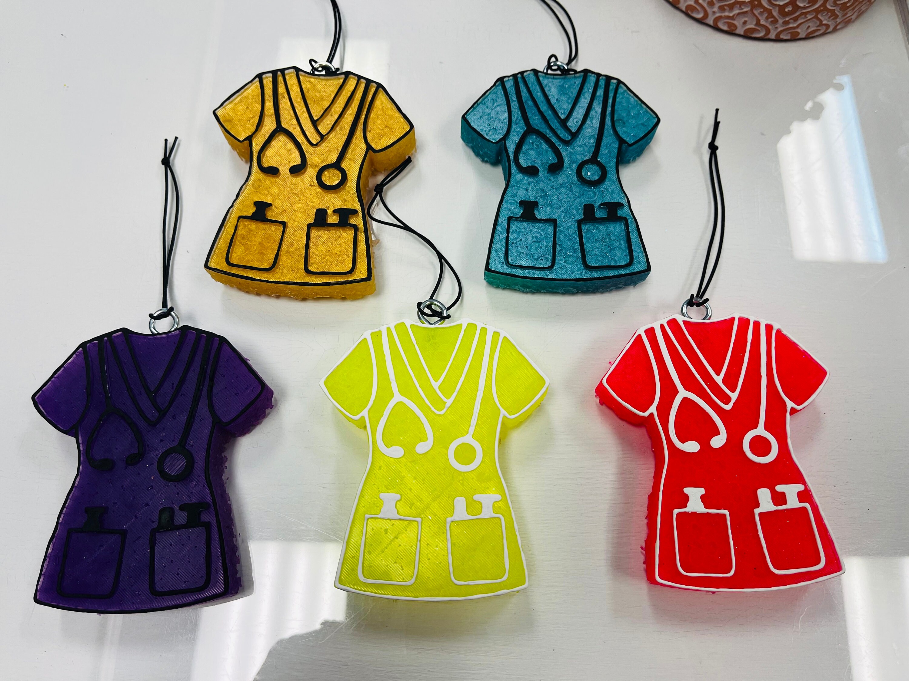 Nurse Scrub Top Freshie - Etsy