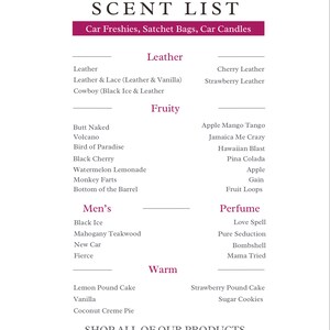 Sachet Bag Freshie Scent Bags - Etsy