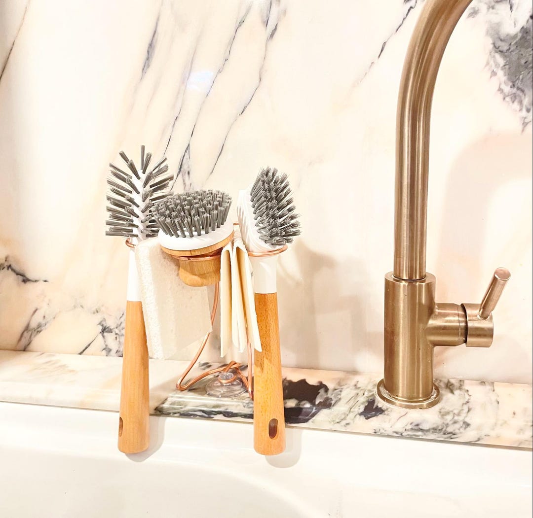 KITCHEN CADDY, Sponge Holder, Dish Wand Holder, Dish Rag Holder ...