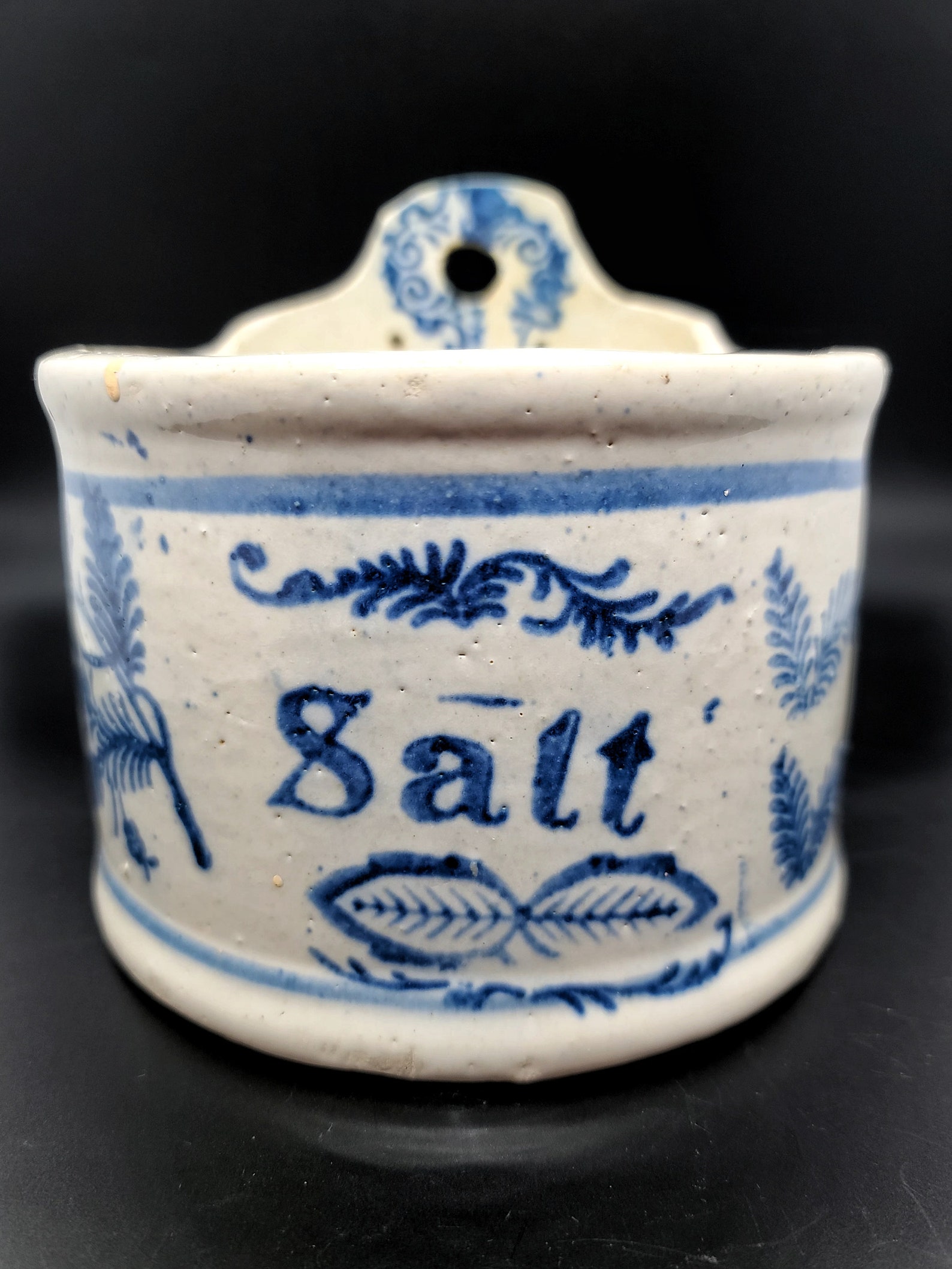 Salt Glaze Hanging Stoneware Salt Box - Etsy