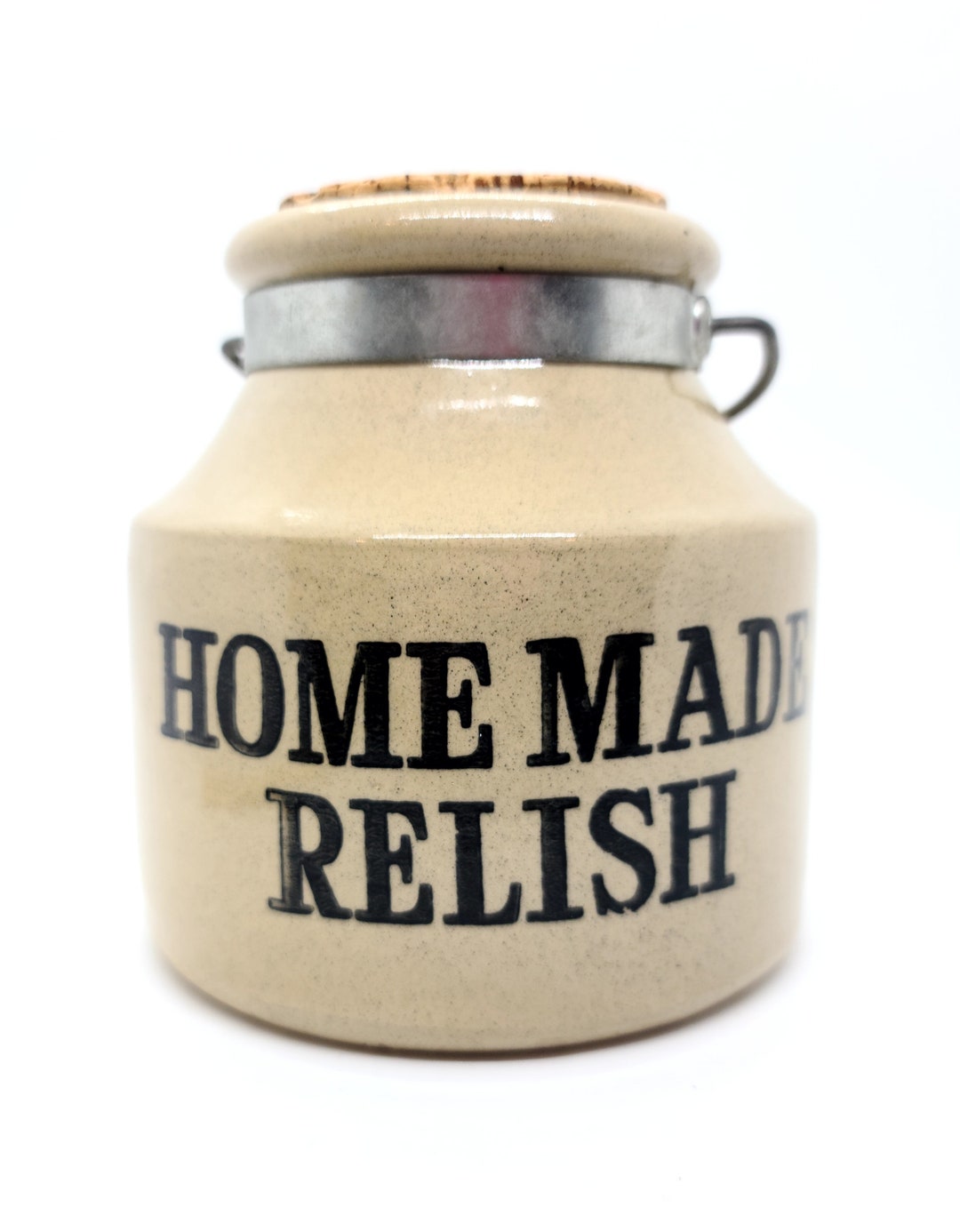 1960s Vintage Moira Pottery Co England Homemade Relish Jar Crock With ...