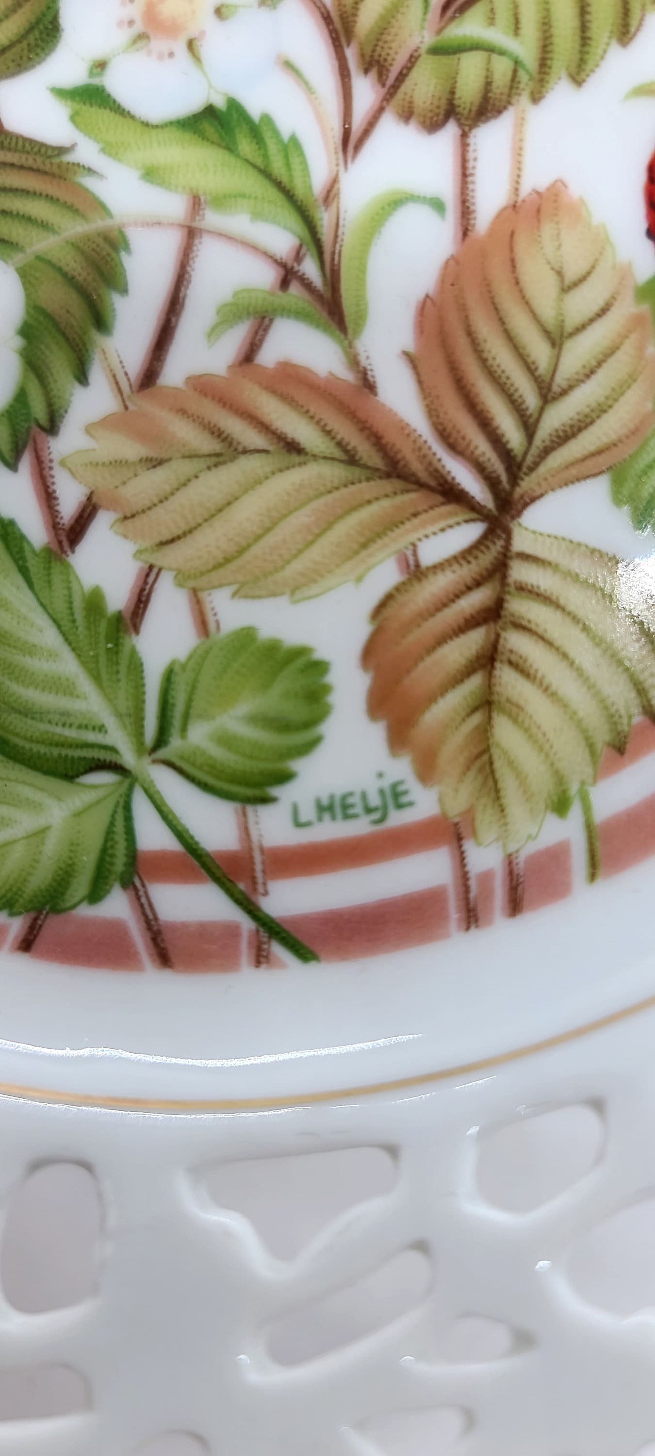 Schumann Arzberg L. Helje Porcelain Wild Strawberry Plate - Etsy