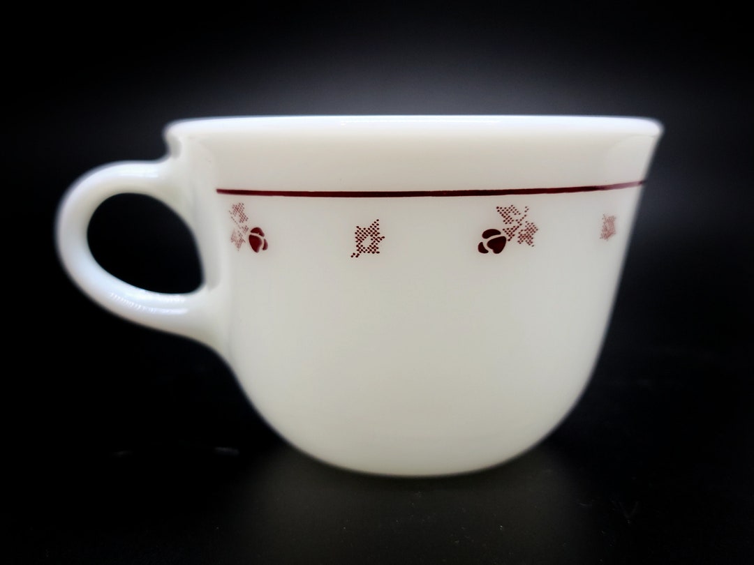 Pyrex Burgundy Rose - Set of 4 - Etsy