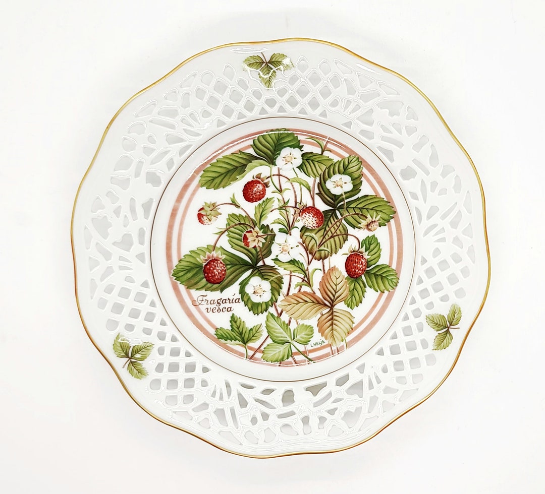 Schumann Arzberg L. Helje Porcelain Wild Strawberry Plate - Etsy