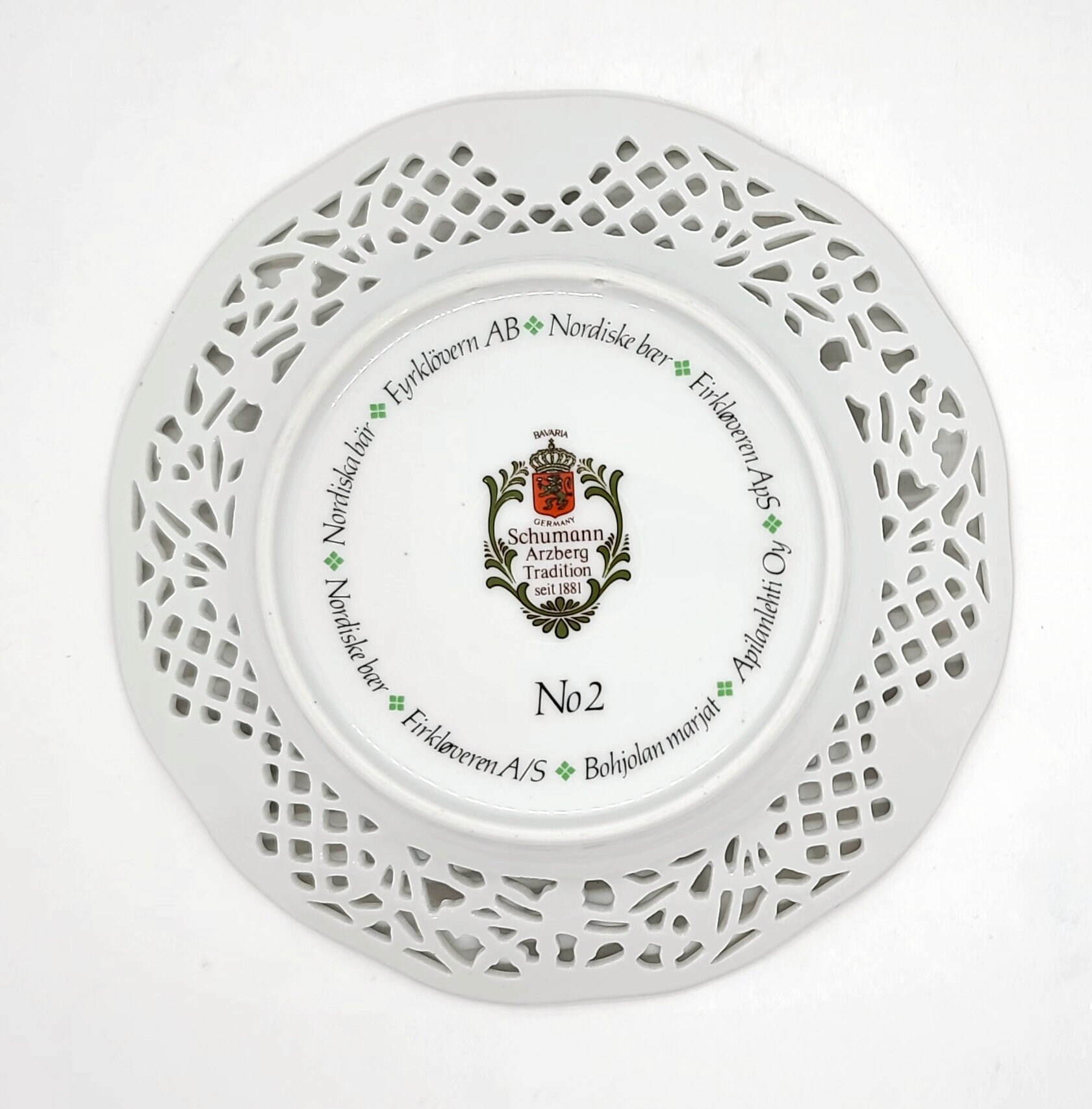 Schumann Arzberg L. Helje Porcelain Wild Strawberry Plate - Etsy