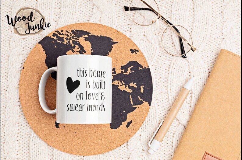 Love & Swear Words SVG, Farmhouse SVG, Wood Sign SVG, Png, Dxf - Etsy ...