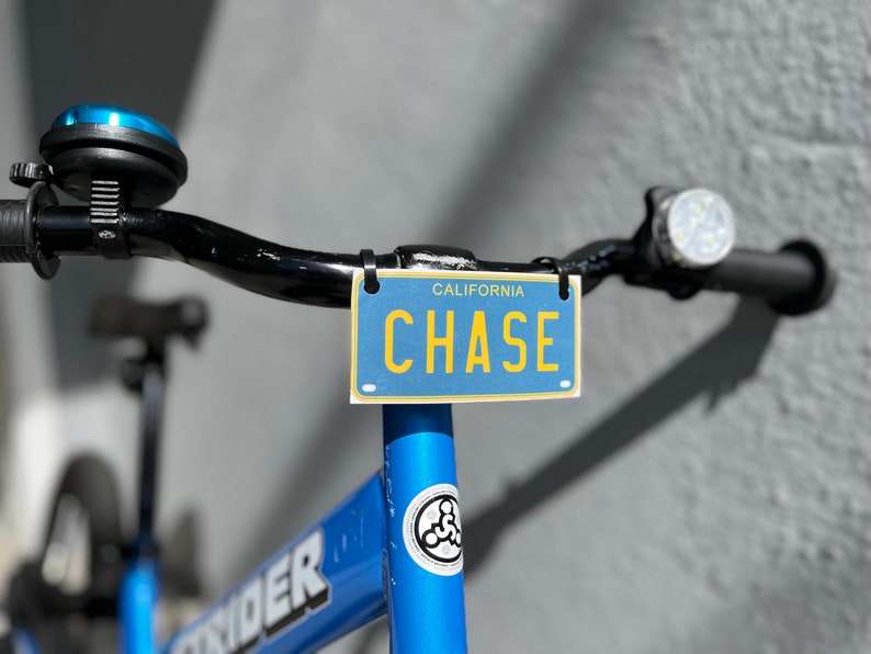 Personalized Mini License Plates Printable Kids Name Bicycle License ...