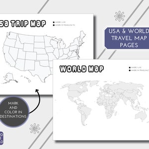 Kids Travel Journal | Instant PDF Download | Travel Diary | Vacation ...