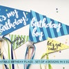 Printable Birthday Flags | Instant Download | It's My Birthday Sign ...