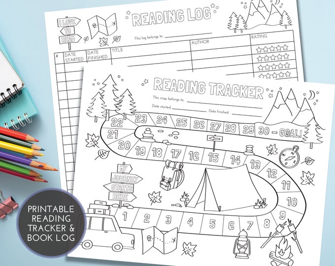 Instant Summer Reading Chart - Keep Kids Motivated All Summer and Keep ...