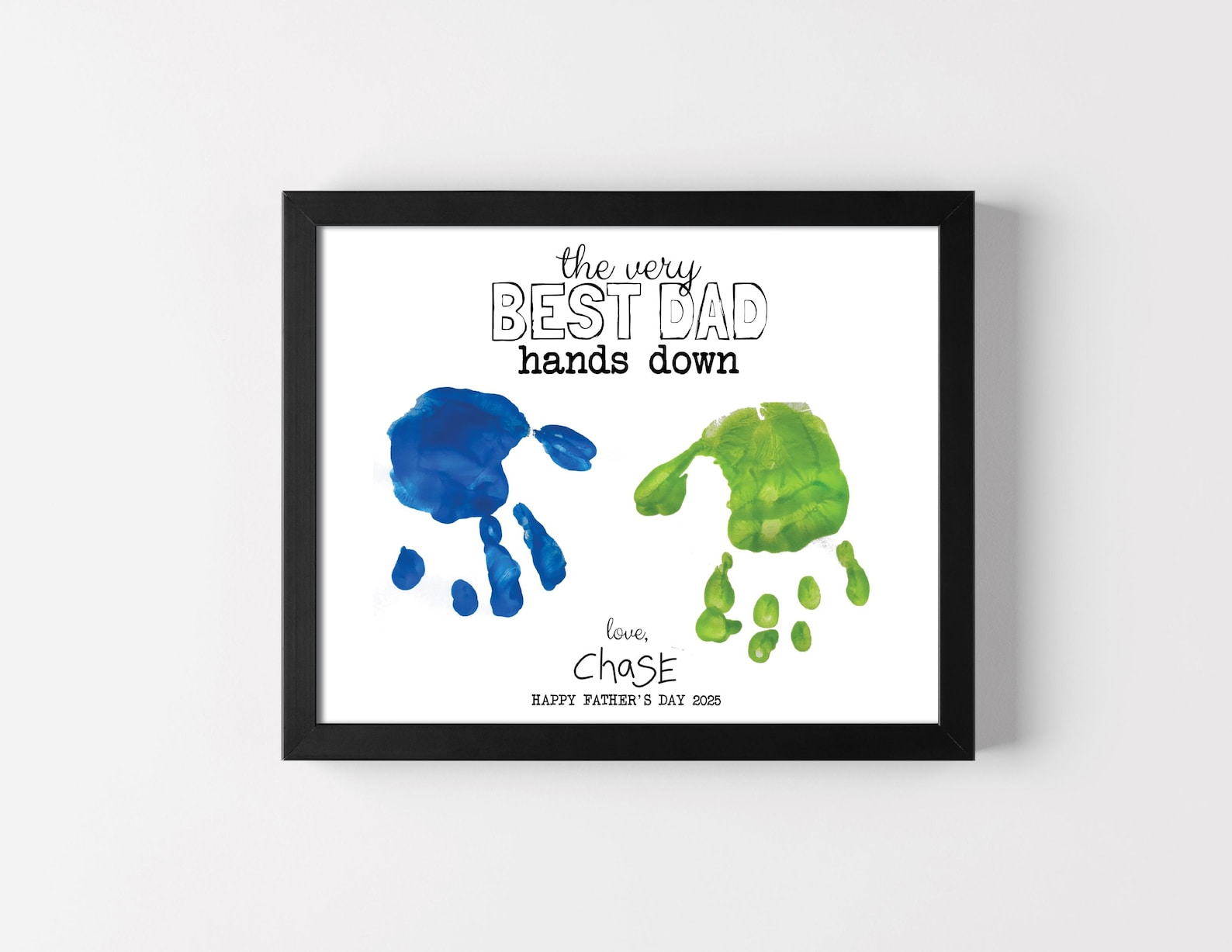 Hands Down Best Dad | Instant Download Printable PDF | Father's Day ...