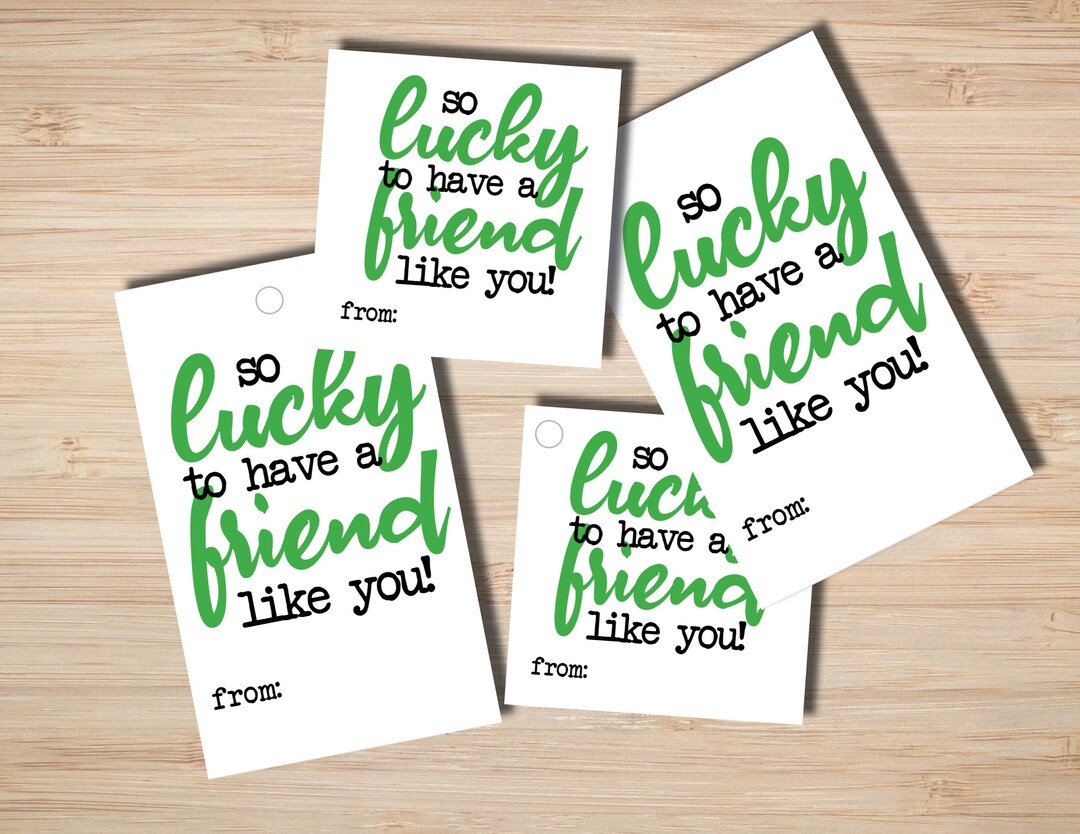 St Patrick's Day Gift Tags Printable | St Patrick's Day Treat Bag Tags ...