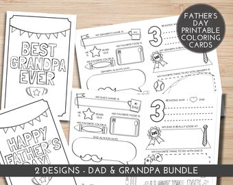 All About Dad Printable, Father's Day Coloring Page, All About My ...
