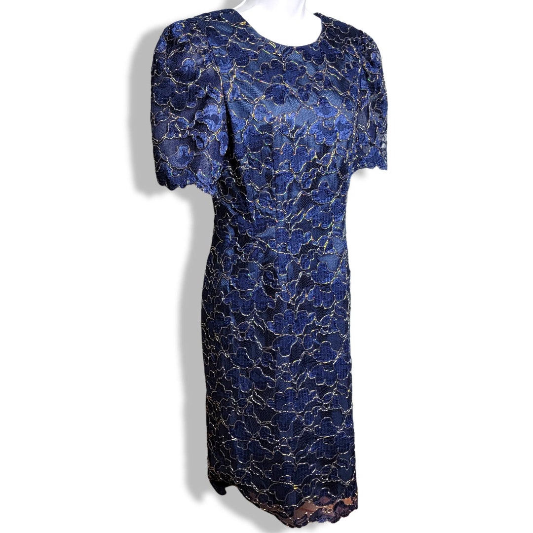 Vintage LESLIE FAY Evenings 90s Formal Cocktail Dress 6 - Etsy