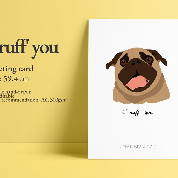 Dog Pun Card - Etsy