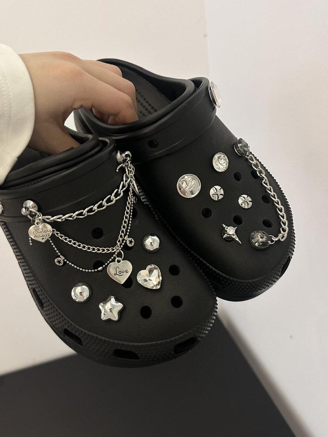 Bling Diamond Croc Charms for Girls Glitter Croc Pin Shoe Charm for ...
