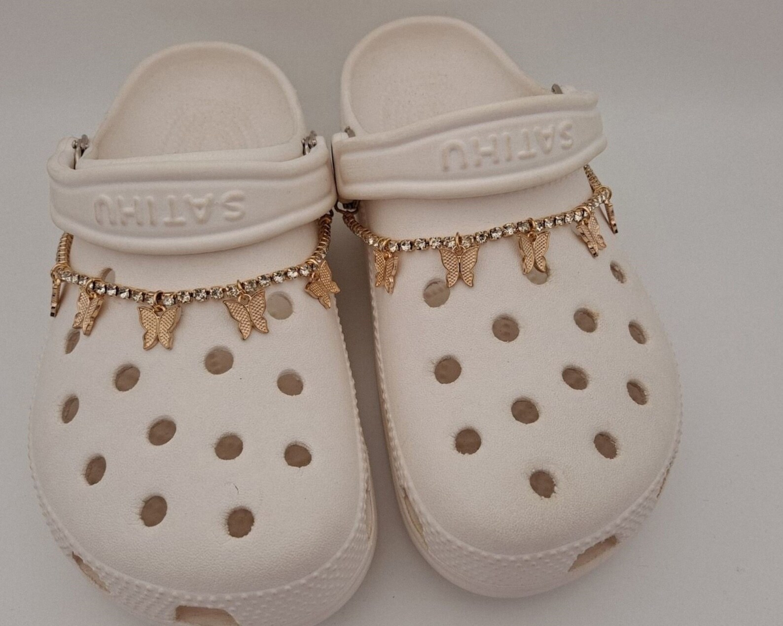 Bling Butterfly Croc Charms for Girls Cute Croc Chain Shoe - Etsy