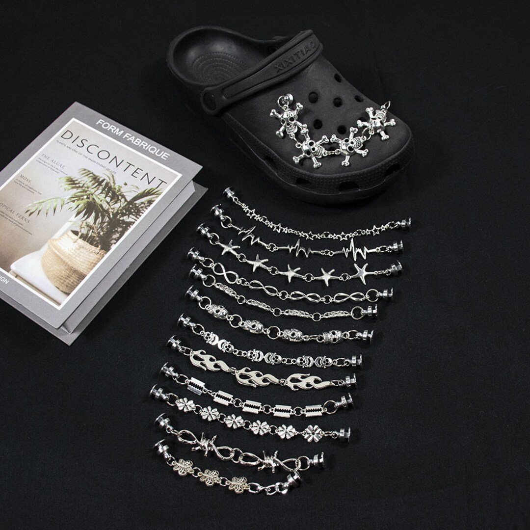 Cool Croc Chain Charms Croc Pin Shoe Charm for Women Personalized Croc ...