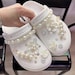 Cute Pearl Croc Charms for Girls Full Set Glitter Croc Pin Shoe Charm ...
