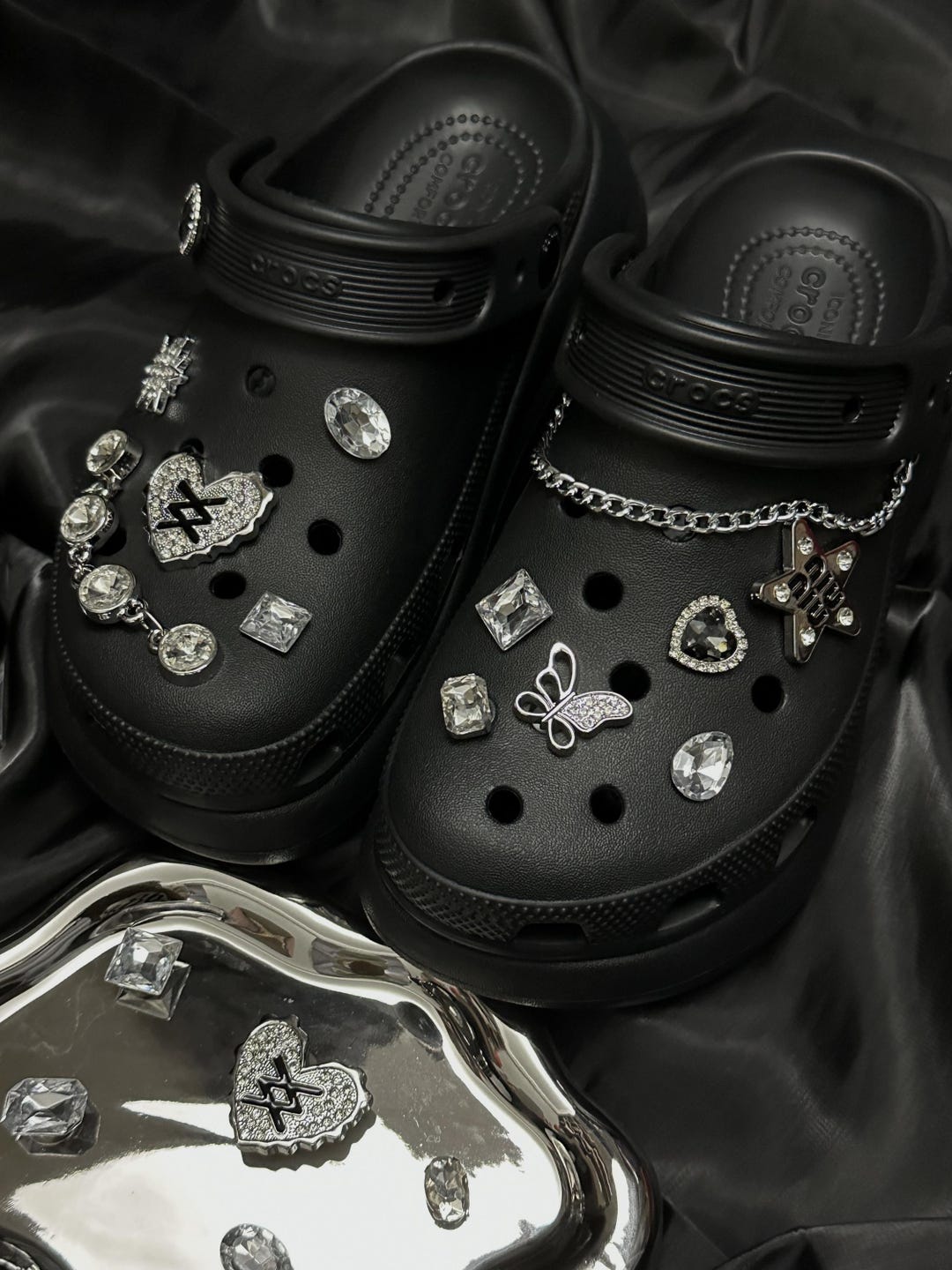 Cute Croc Charms for Girls Glitter Croc Pin Shoe Charm for Women ...