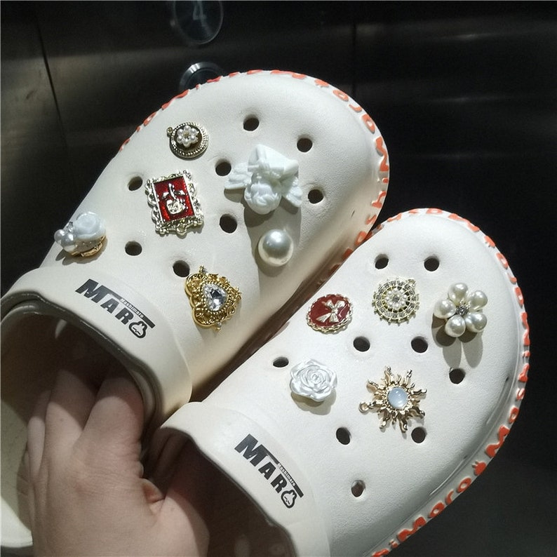 Baroque Style Croc Charms Set for Girls Croc Pin Shoe Charm for Women ...