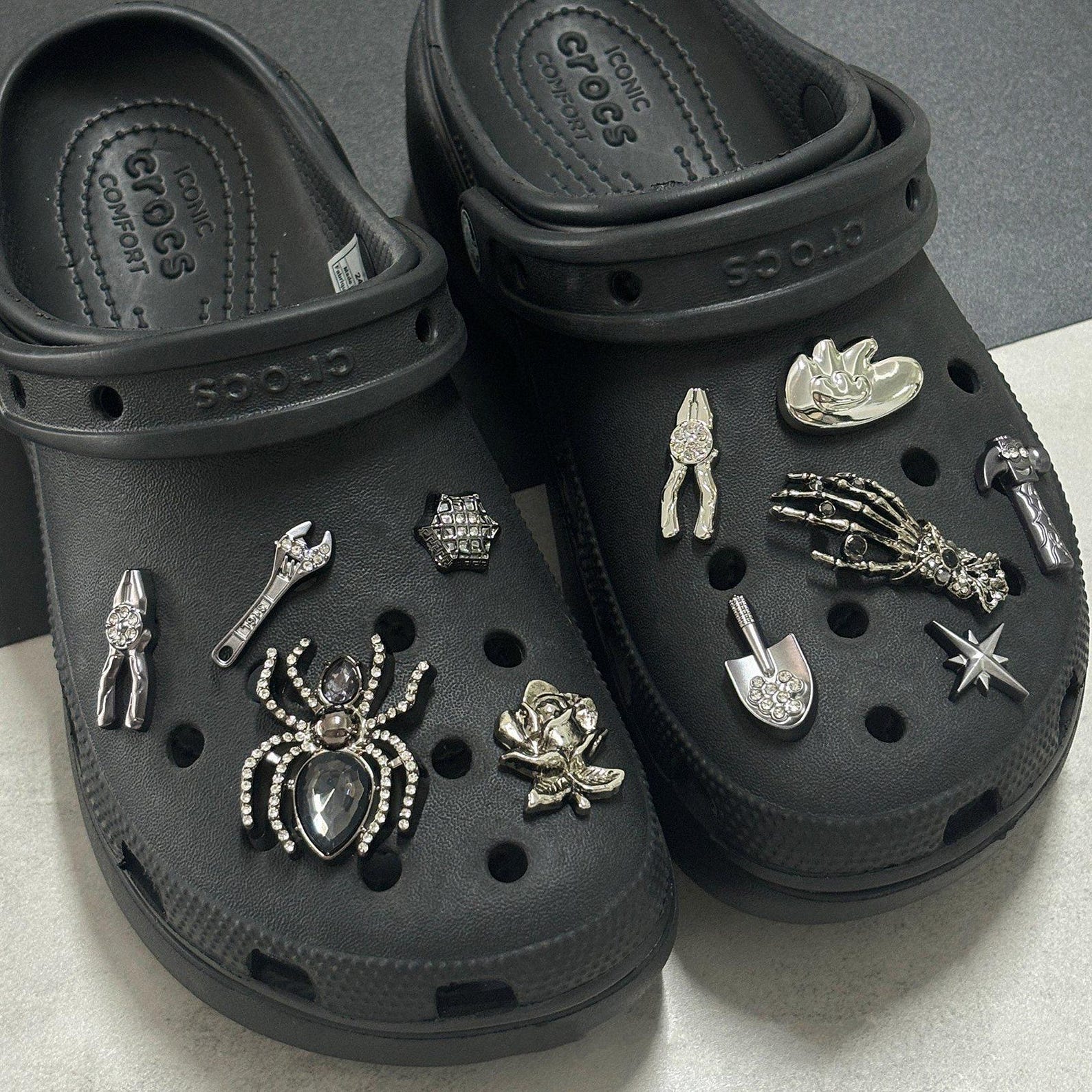 Cool Mental Croc Charms Set for Girls Boys Croc Pin Shoe Charm for Men ...