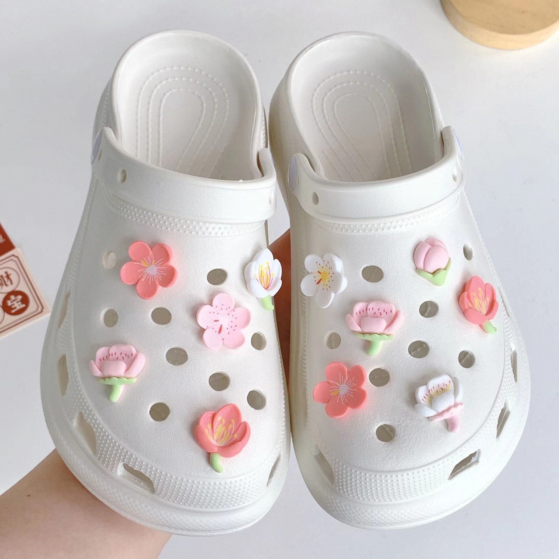 Cute Flower Croc Charms Set for Girls Croc Pin Shoe Charm for Women Personalized Croc Jewelry ...