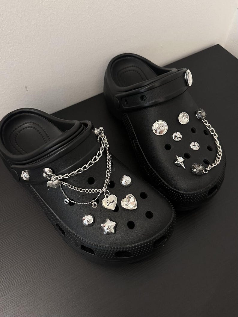 Bling Diamond Croc Charms for Girls Glitter Croc Pin Shoe Charm for ...