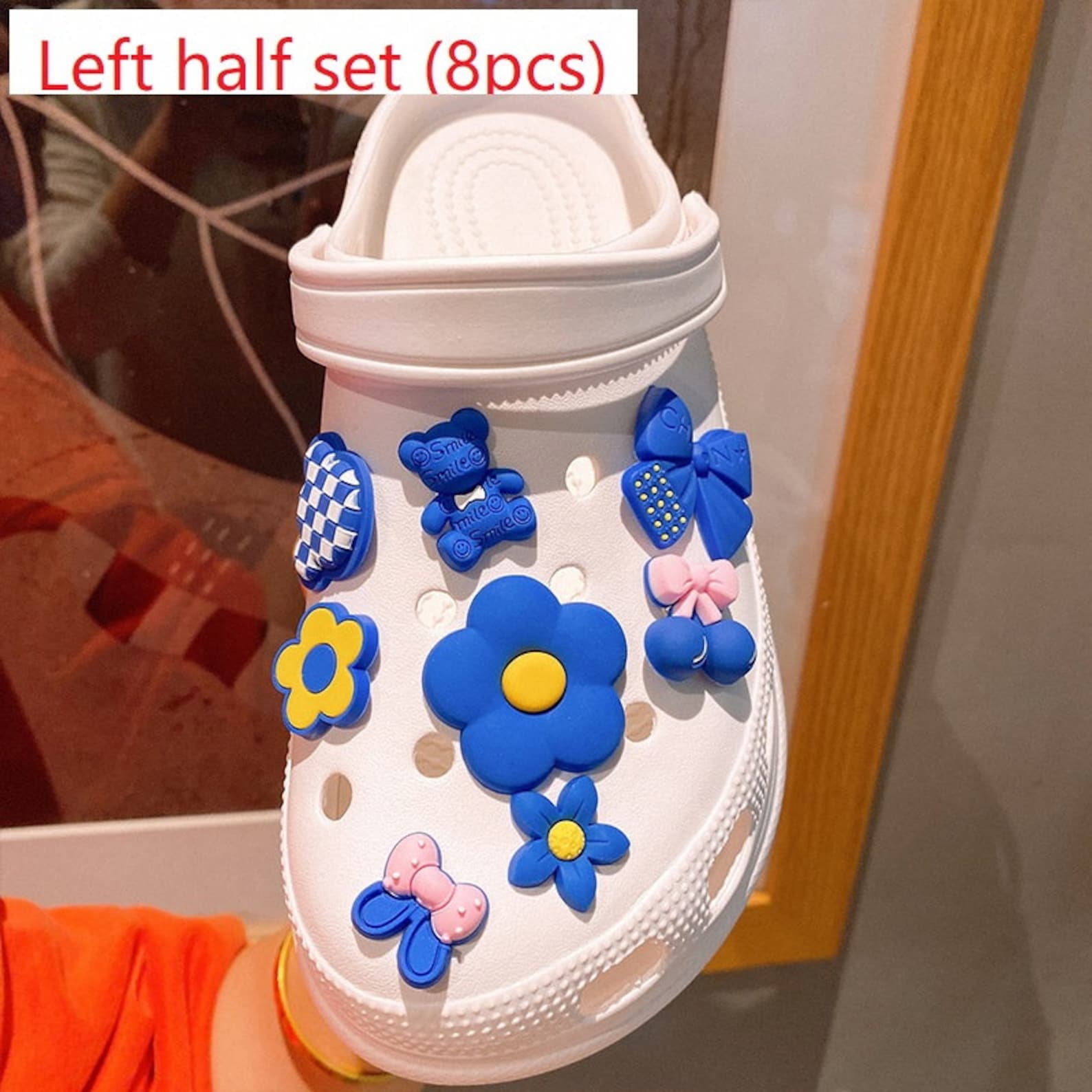 16pcs Blue Croc Charms Set for Girls Croc Pin Shoe Charm for Women ...