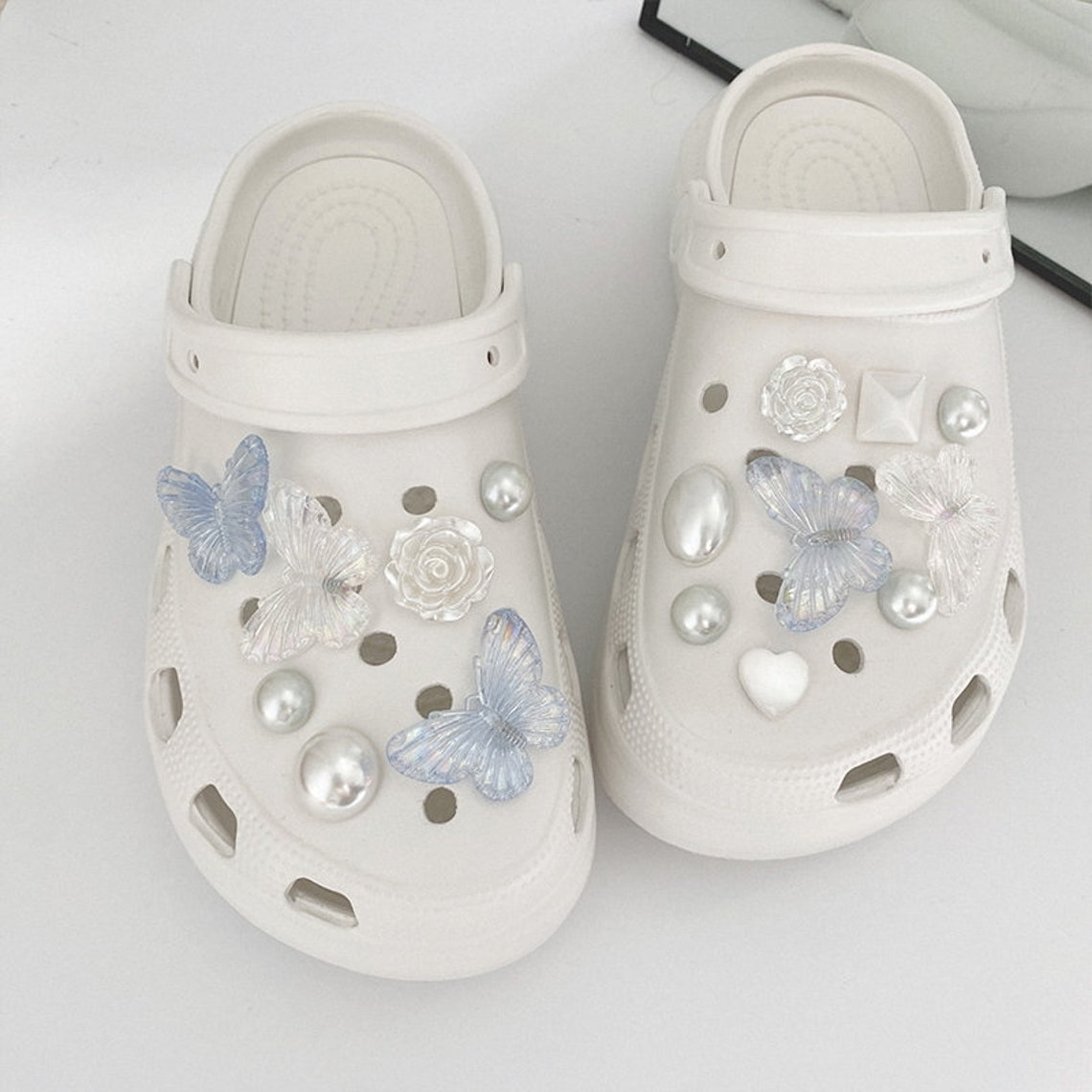 Butterfly Style Croc Charms Set for Girls Croc Pin Shoe Charm for Women ...