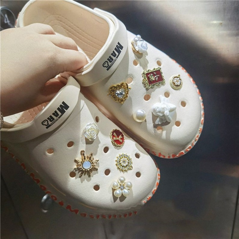 Baroque Style Croc Charms Set for Girls Croc Pin Shoe Charm for Women ...