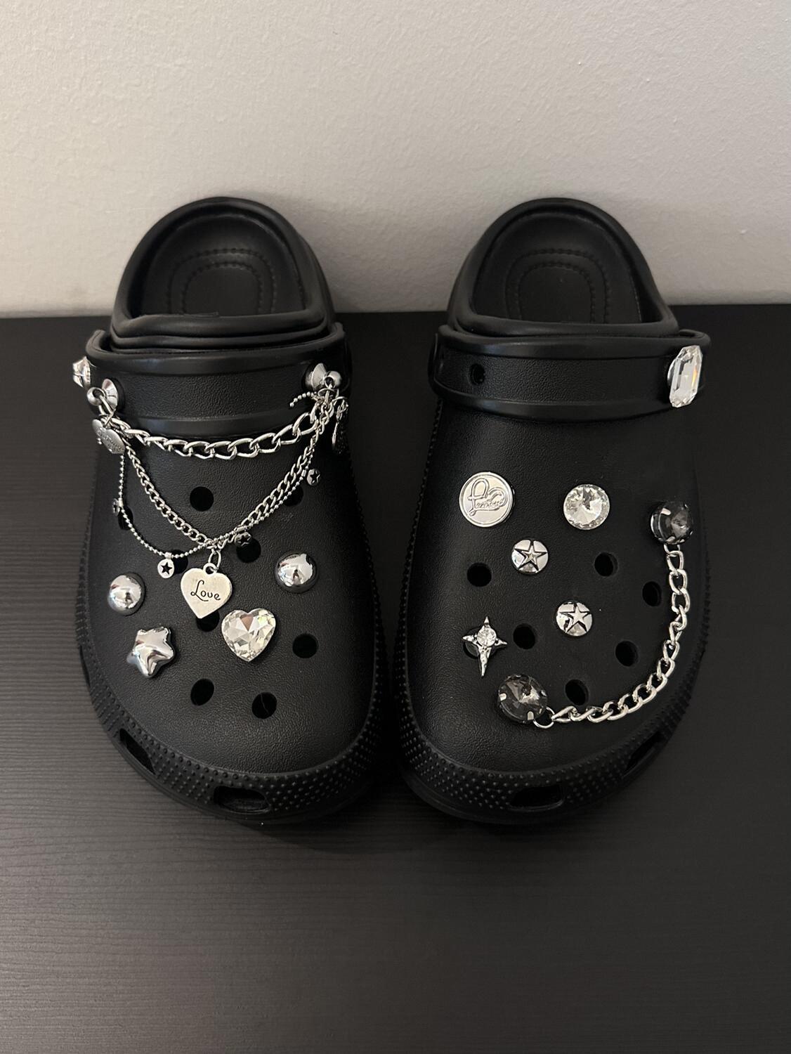 Bling Diamond Croc Charms for Girls Glitter Croc Pin Shoe Charm for ...