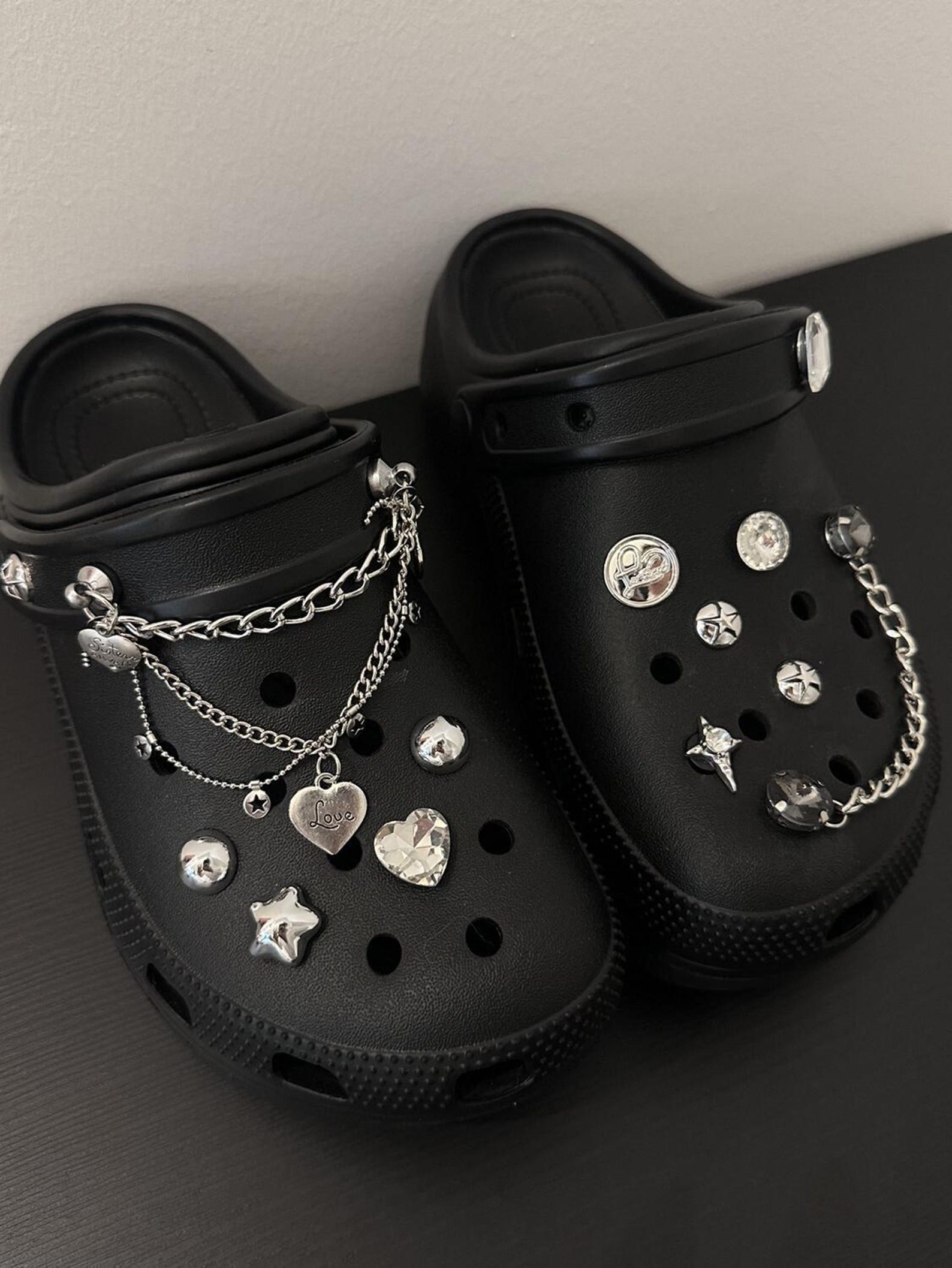 Bling Diamond Croc Charms for Girls Glitter Croc Pin Shoe Charm for ...