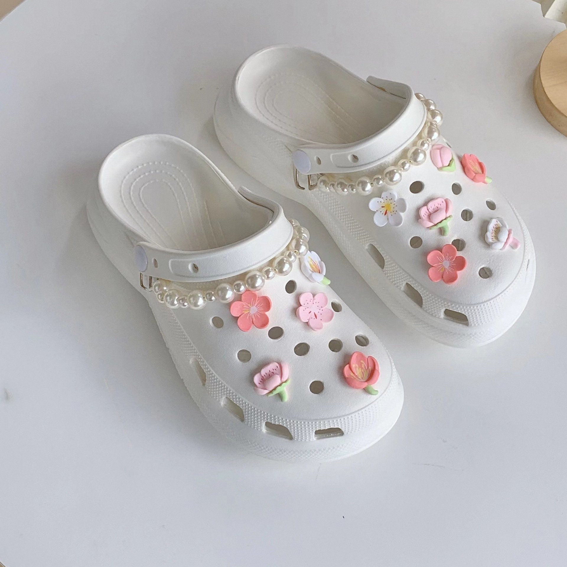 Cute Flower Croc Charms Set for Girls Croc Pin Shoe Charm for Women ...