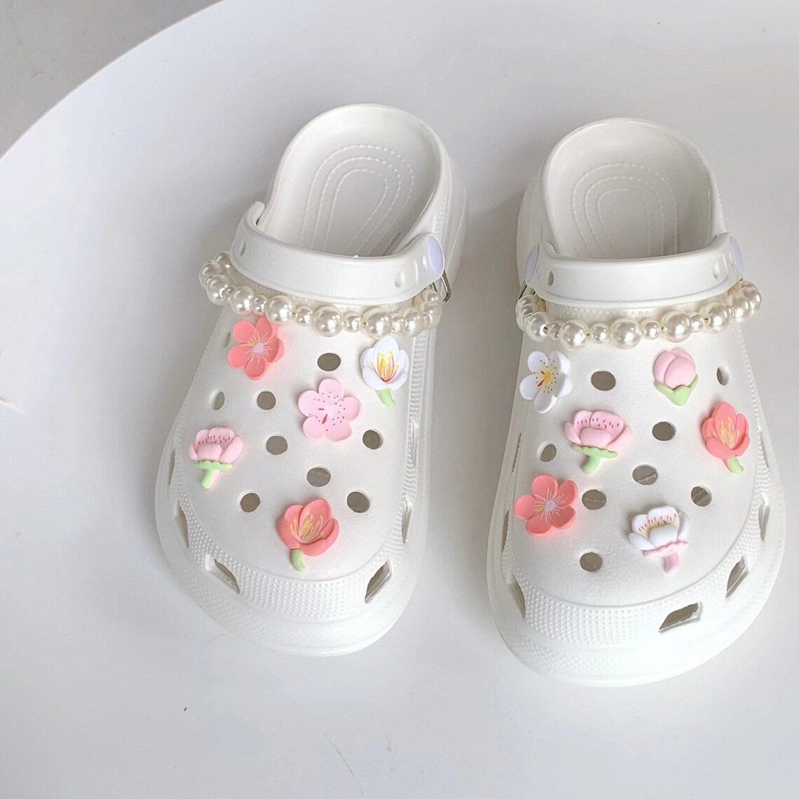 Cute Flower Croc Charms Set for Girls Croc Pin Shoe Charm for Women ...
