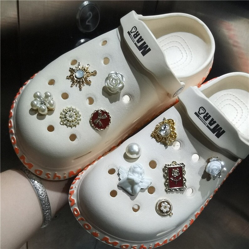 Baroque Style Croc Charms Set for Girls Croc Pin Shoe Charm for Women ...